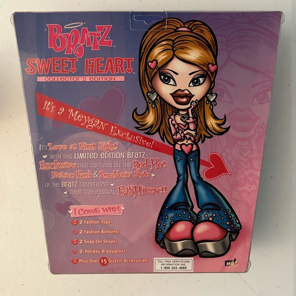 Toys | Nib Bratz Sweetheart Limited Collectors Edition 203 Meygan ...